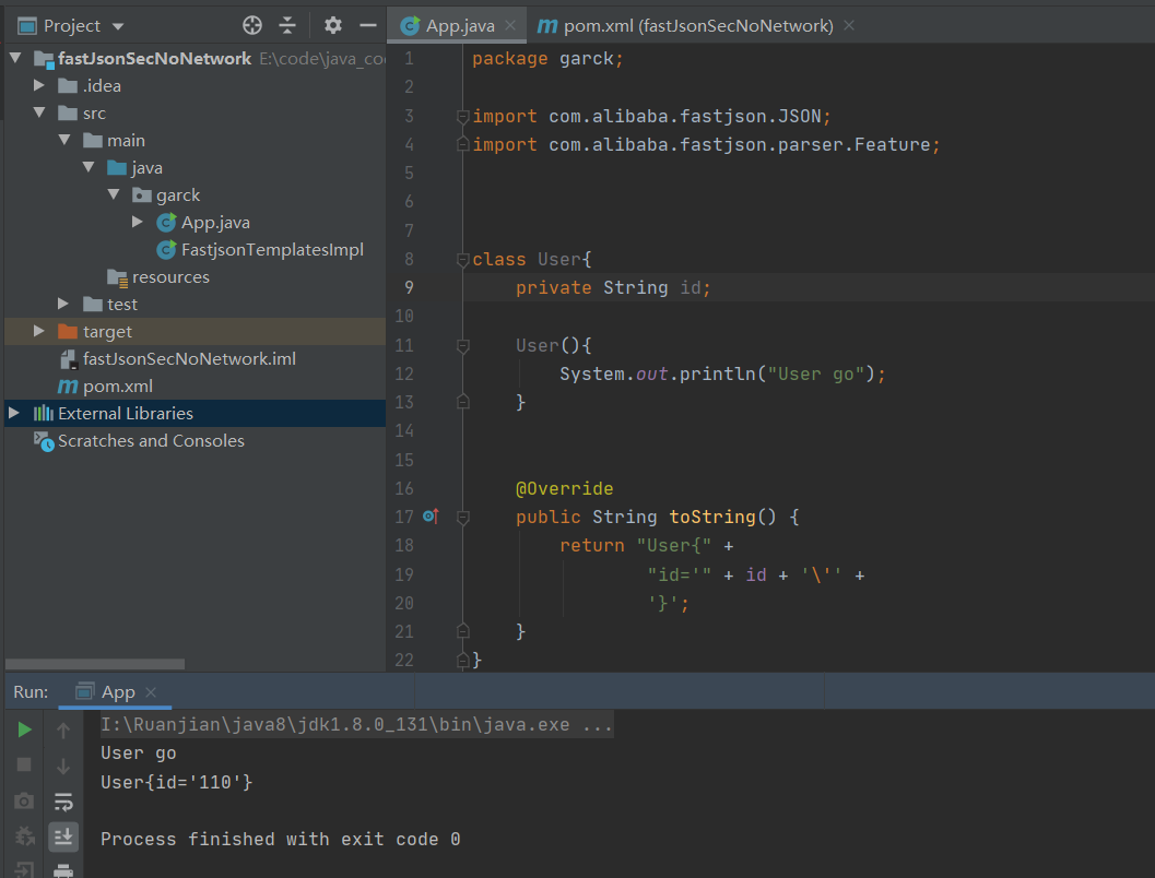 Fasjson漏洞不出网（本地序列化）