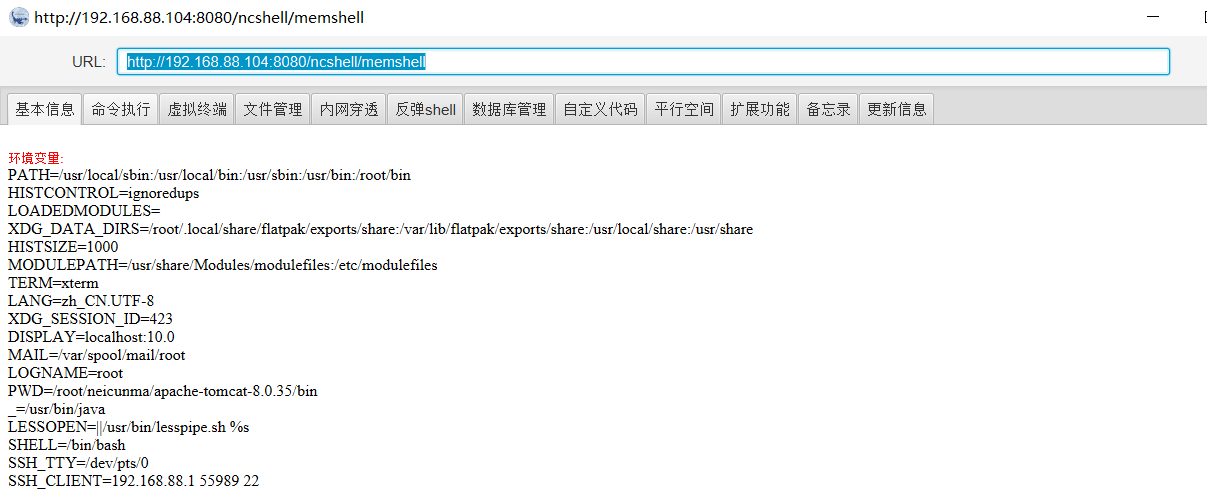 浅谈冰蝎、哥斯拉内存马排查思路